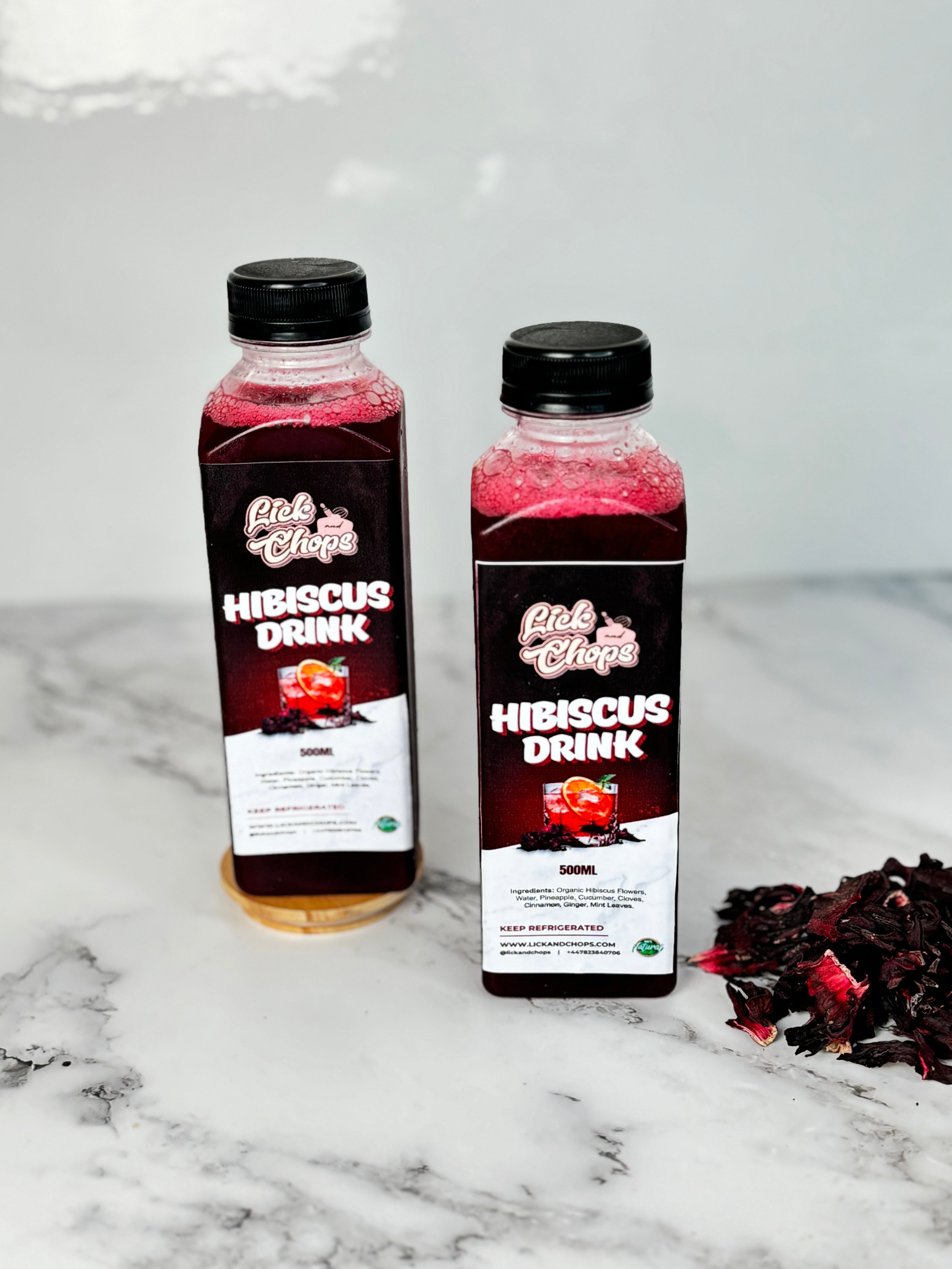 330ml Hibiscus Drink – LICK AND CHOPS
